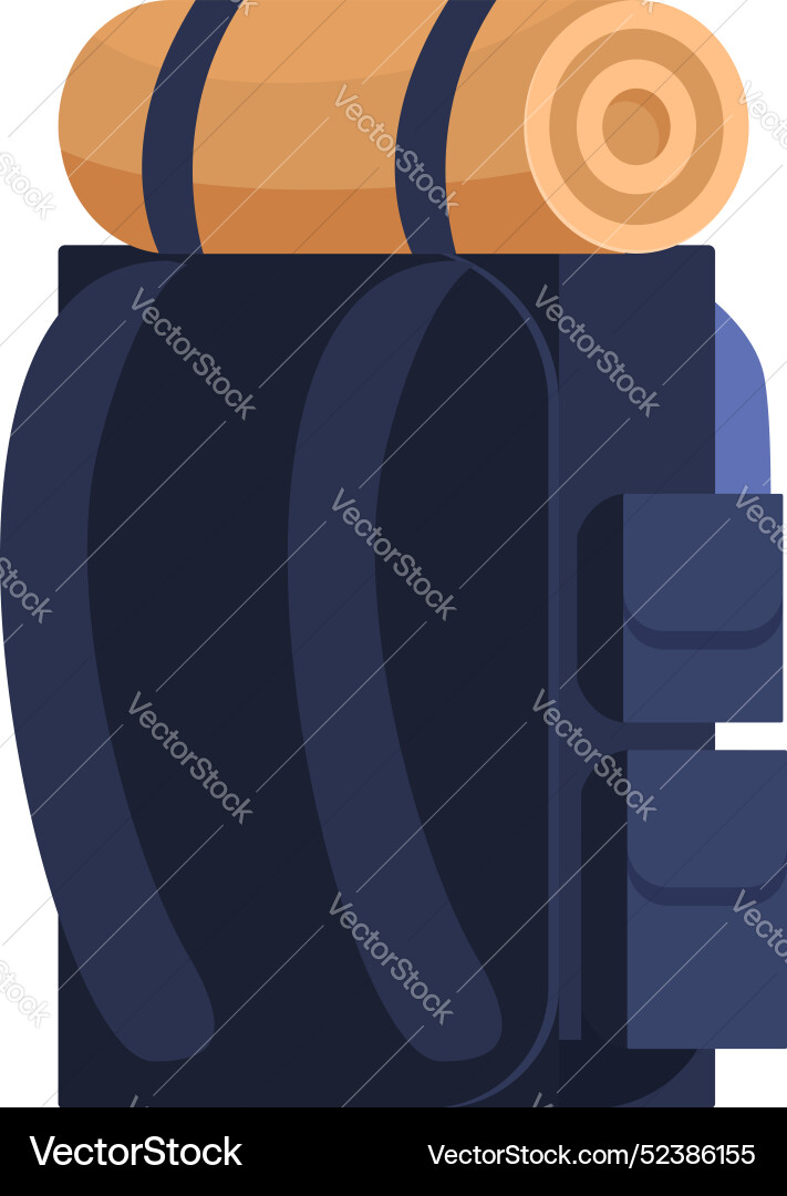 Backpack packed and ready for an outdoor adventure