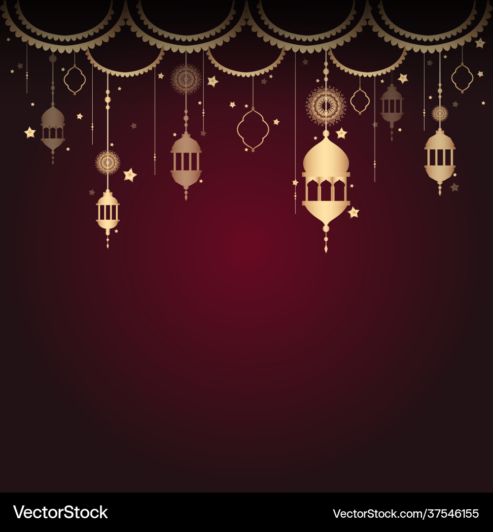 Eid card Royalty Free Vector Image - VectorStock