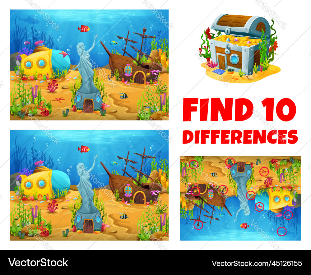 Finding Differences Vector Images (over 15,000)