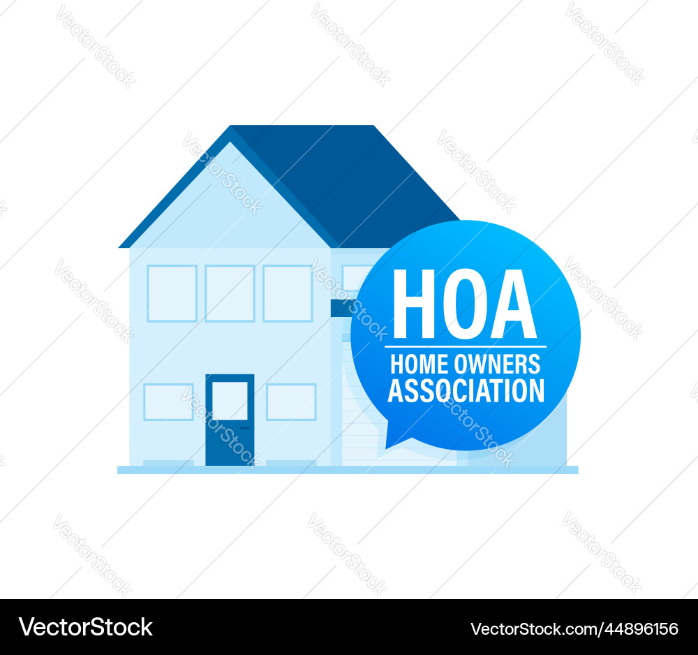 Homeowners Association Icon Royalty Free Vector Image