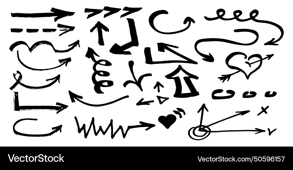 Elements for note-taking highlighting Royalty Free Vector