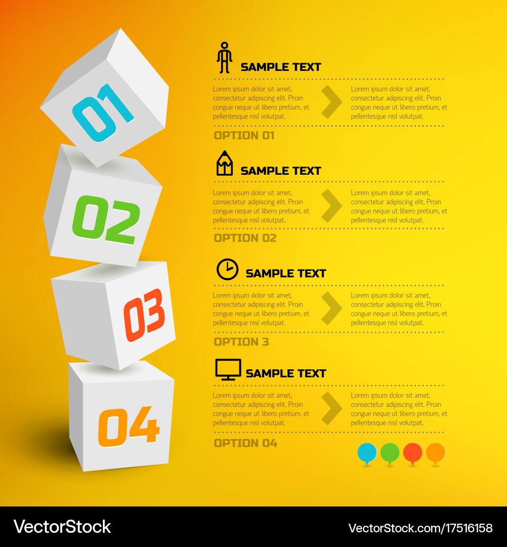 Infographic design concept Royalty Free Vector Image
