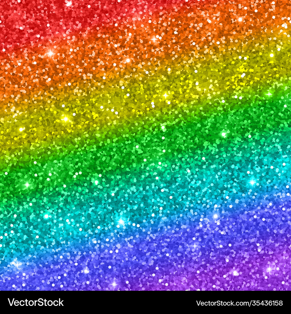 Rainbow glitter background Royalty Free Vector Image