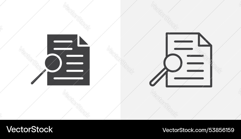 Case study icon set Royalty Free Vector Image - VectorStock