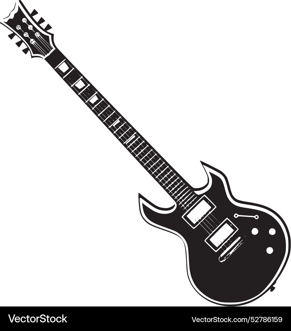 Guitar Royalty Free Vector Image - VectorStock