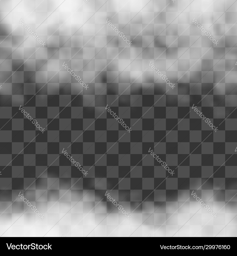 White Clouds and Fog Royalty Free Vector Image