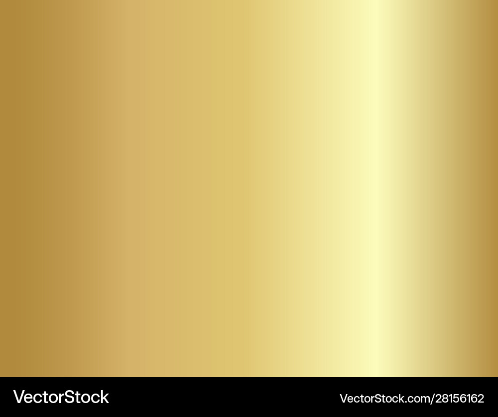 Gold Metallic Gradient Texture Royalty Free Vector Image