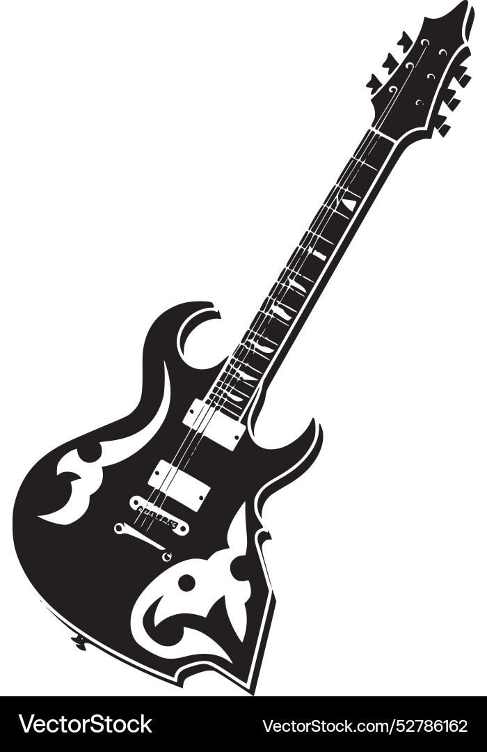 Guitar Royalty Free Vector Image - VectorStock