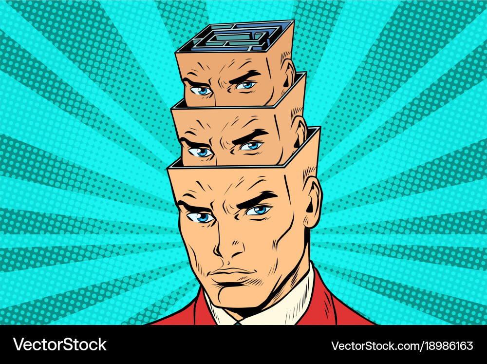 Complex Mind Maze Royalty Free Vector Image - VectorStock