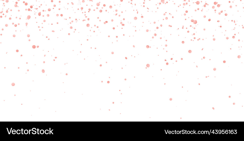 Rose Gold Glitter Confetti – Royalty-Free Vector | VectorStock