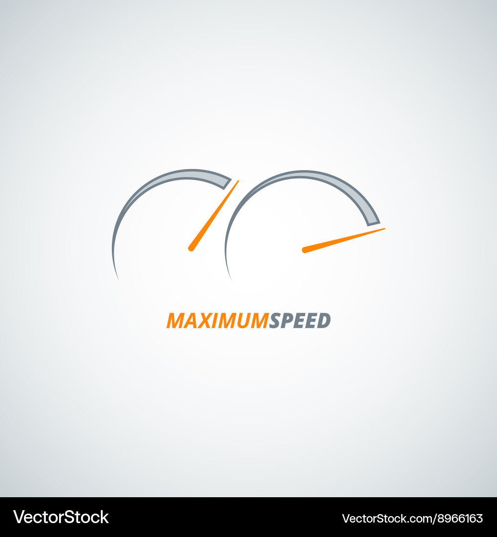 Speedometer design background Royalty Free Vector Image