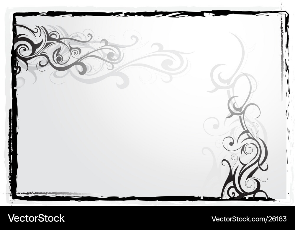 Tattoo frame Royalty Free Vector Image - VectorStock