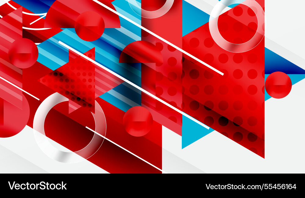 Sleek abstract background - layered triangles Vector Image