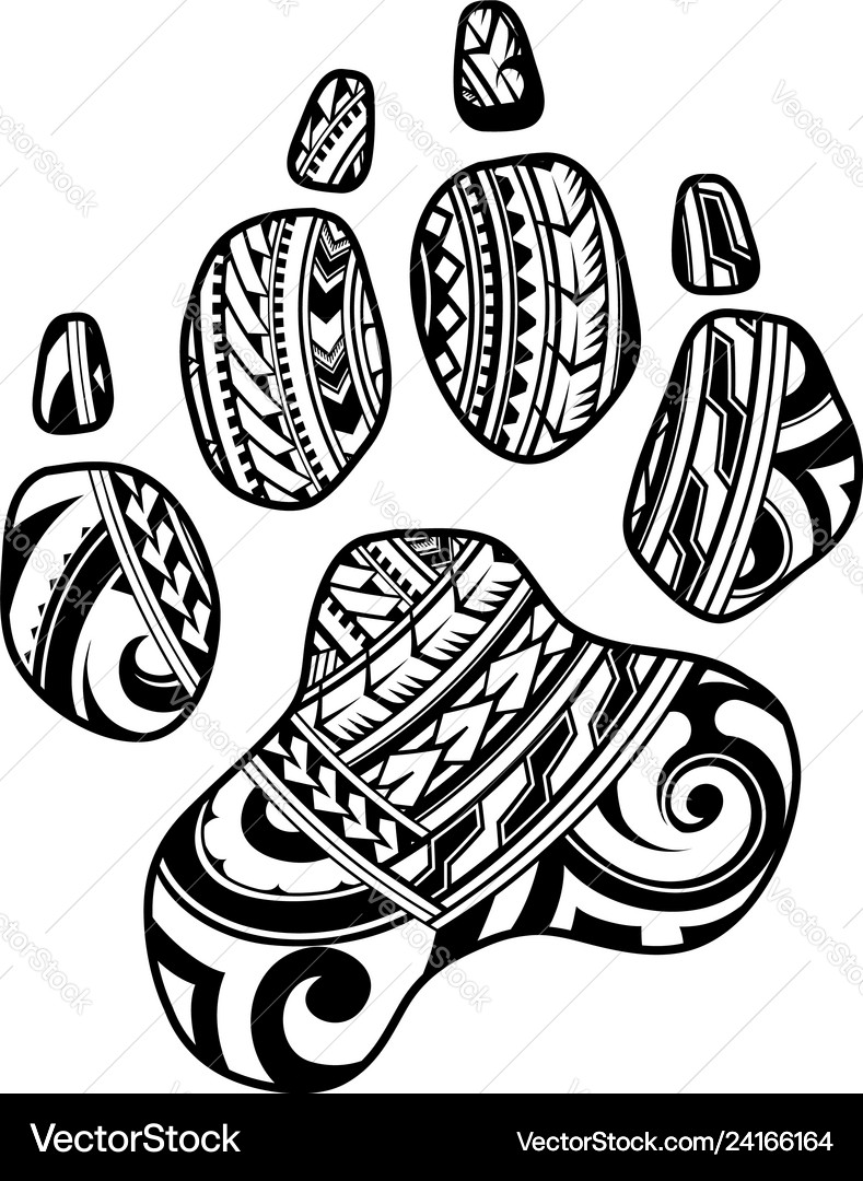 Tribal Tattoo Dog Vector Images (over 1,500)