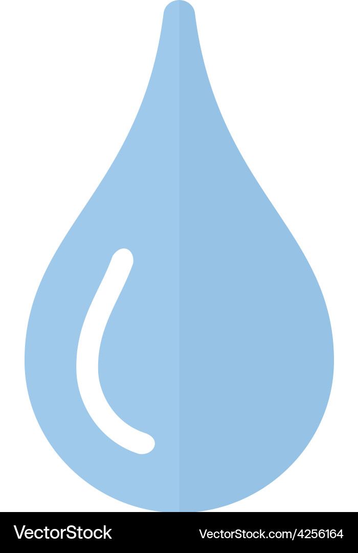 Water droplet Royalty Free Vector Image - VectorStock