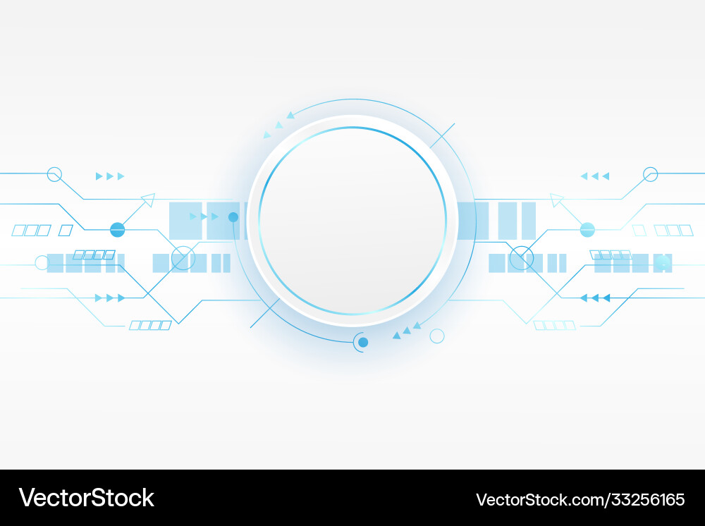 3d circuit board background or banner design Vector Image