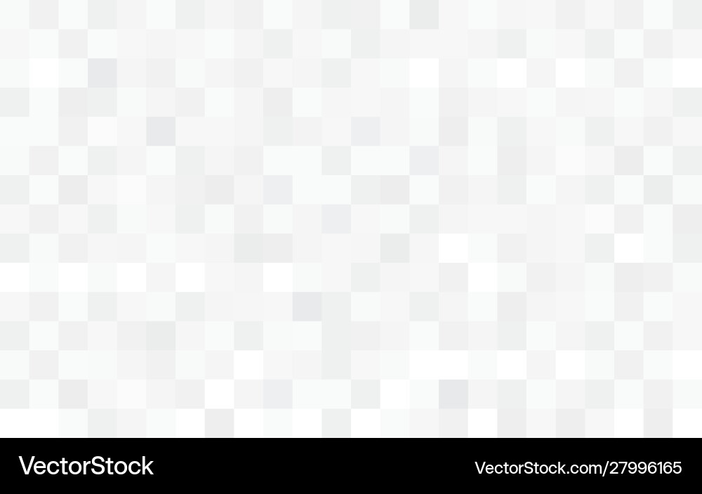 Abstract white and grey squares mosaic texture Vector Image