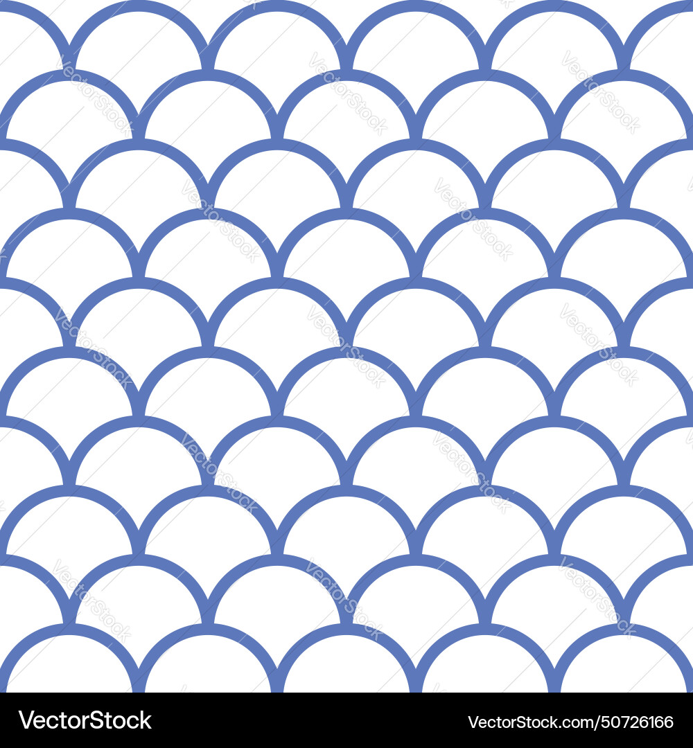 Classic fabric seamless pattern scale geometric Vector Image