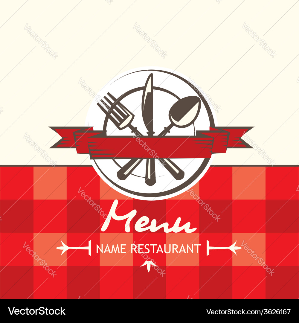Menu design Royalty Free Vector Image - VectorStock