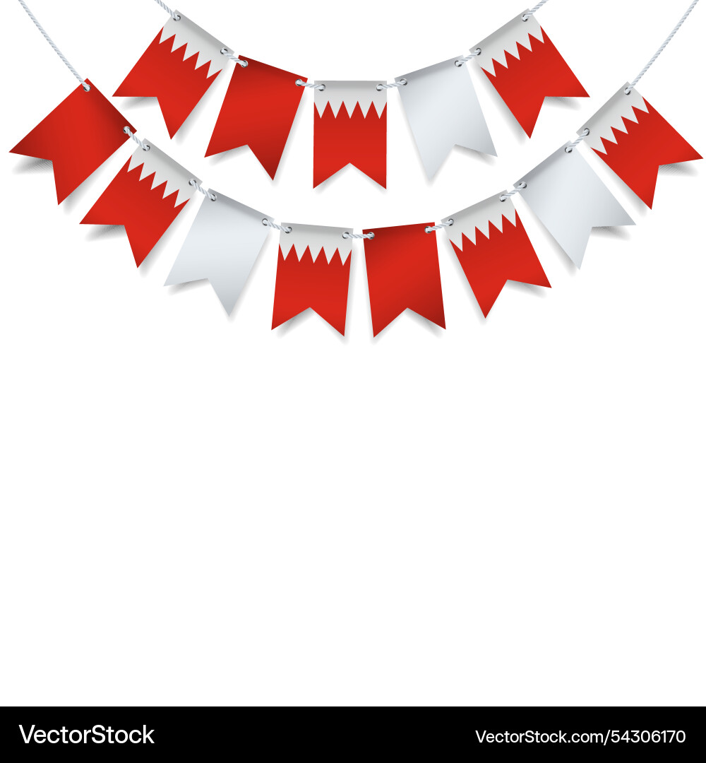 National day bahrain Royalty Free Vector Image