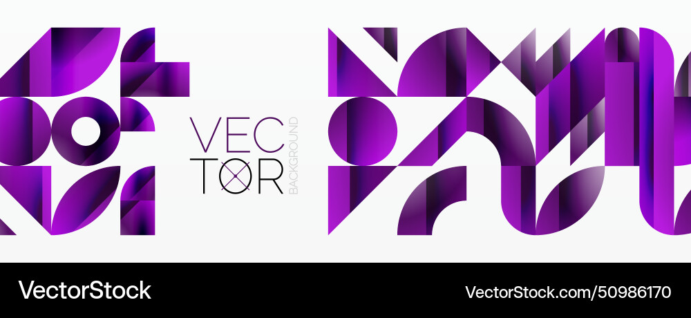 Triangle and circle minimalist composition simple Vector Image