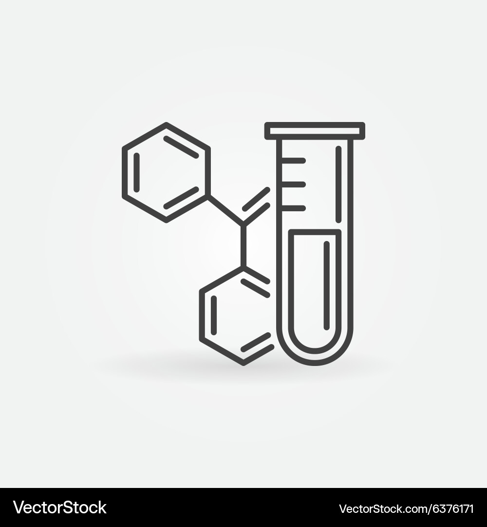 Chemistry icon or logo Royalty Free Vector Image
