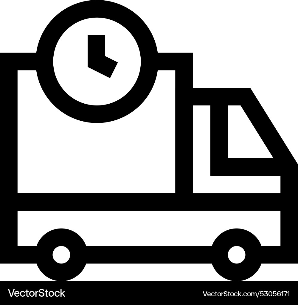 Delivery truck icon design Royalty Free Vector Image