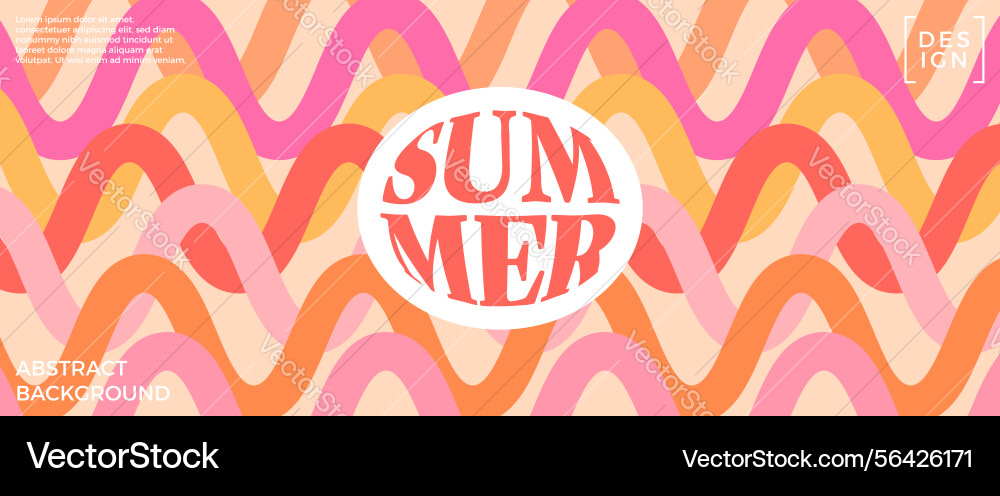 Geometric abstract horizontal background Vector Image