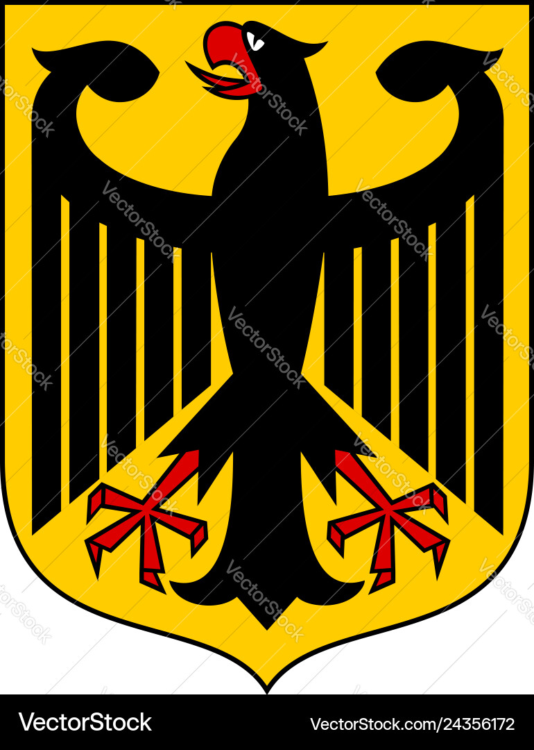 Coat of arms germany Royalty Free Vector Image