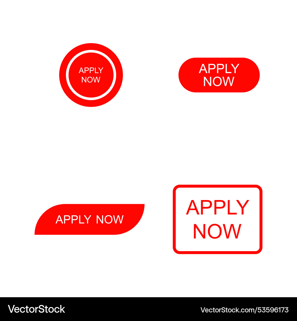 Apply now icon Royalty Free Vector Image - VectorStock