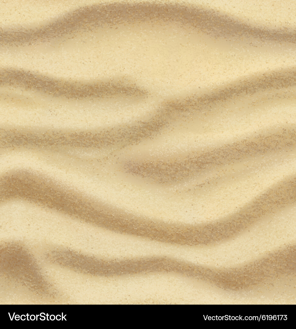 Sand summer beach seamless background Royalty Free Vector