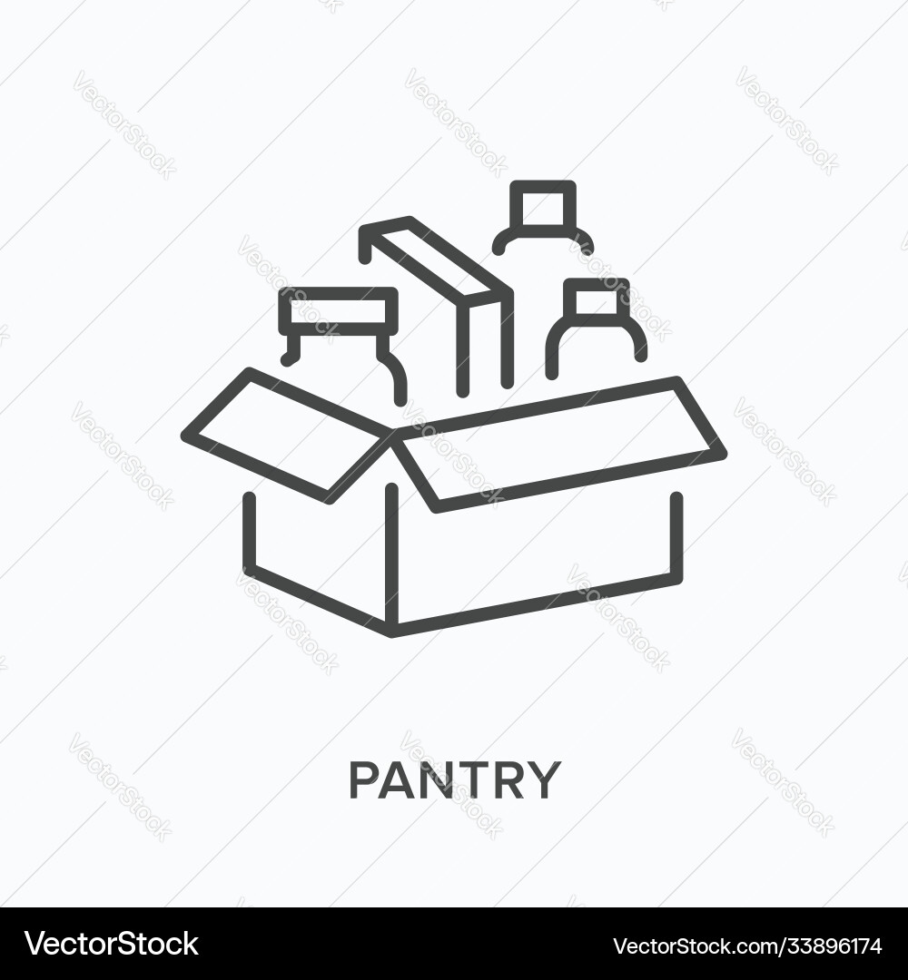 Food Box Icon - Charity & Relief Royalty Free Vector