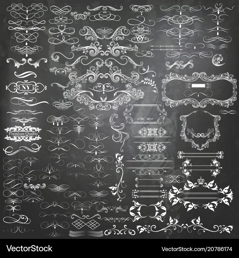 Hand made script font in vintage victorian style Vector Image