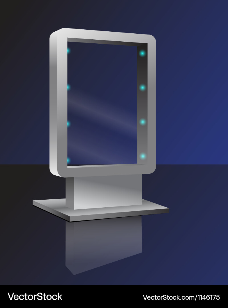 Bilbord Lizenzfreies Vektorbild - VectorStock