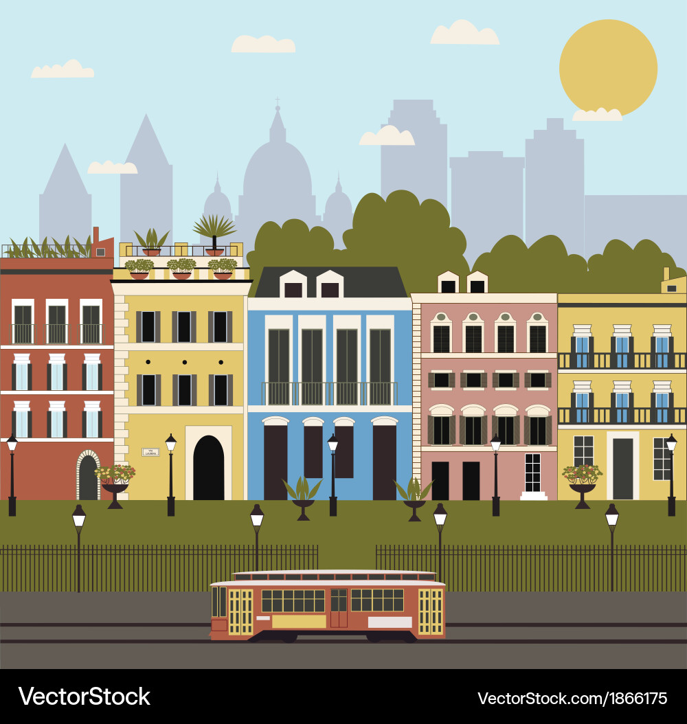 City Royalty Free Vector Image - VectorStock