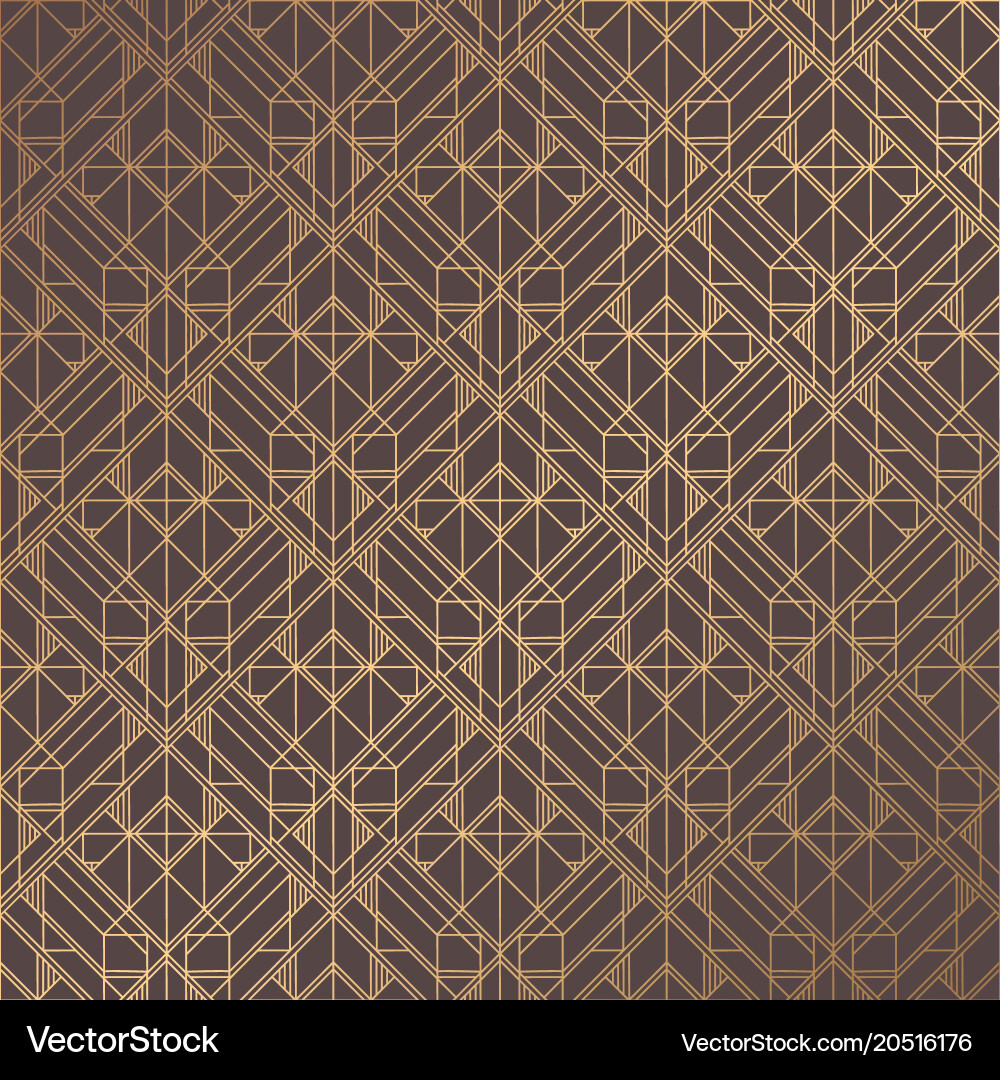 Art deco pattern Royalty Free Vector Image - VectorStock