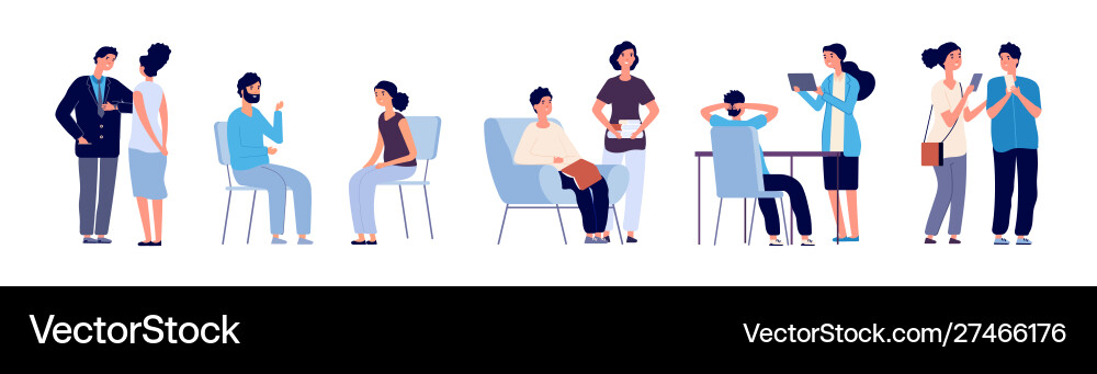 Communication concept conference people Royalty Free Vector