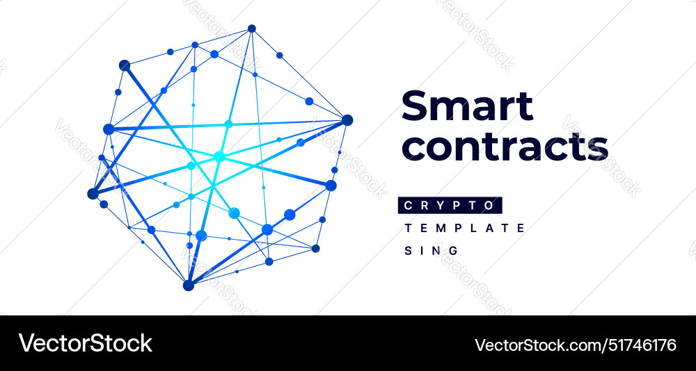 Sign logo blockchain transaction Royalty Free Vector Image