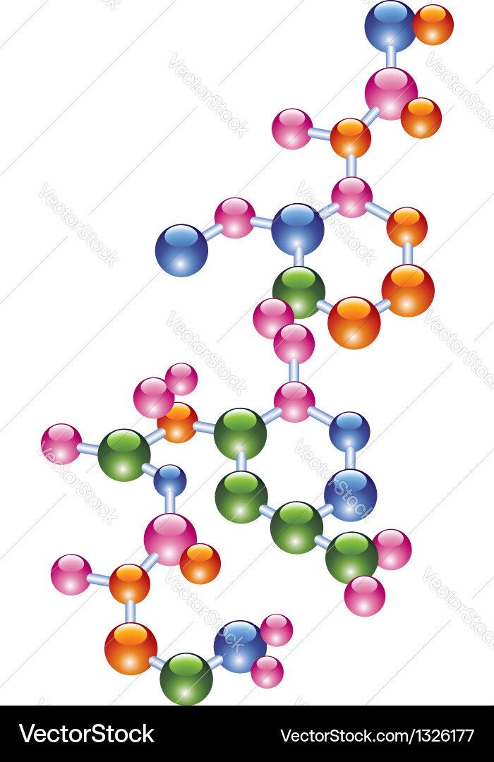 Molecule Royalty Free Vector Image - VectorStock
