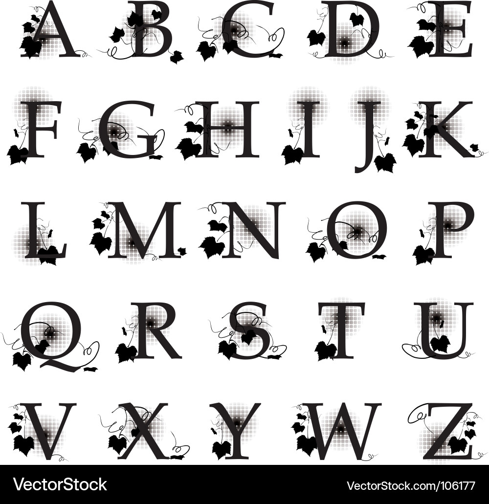 Typography Royalty Free Vector Image - VectorStock