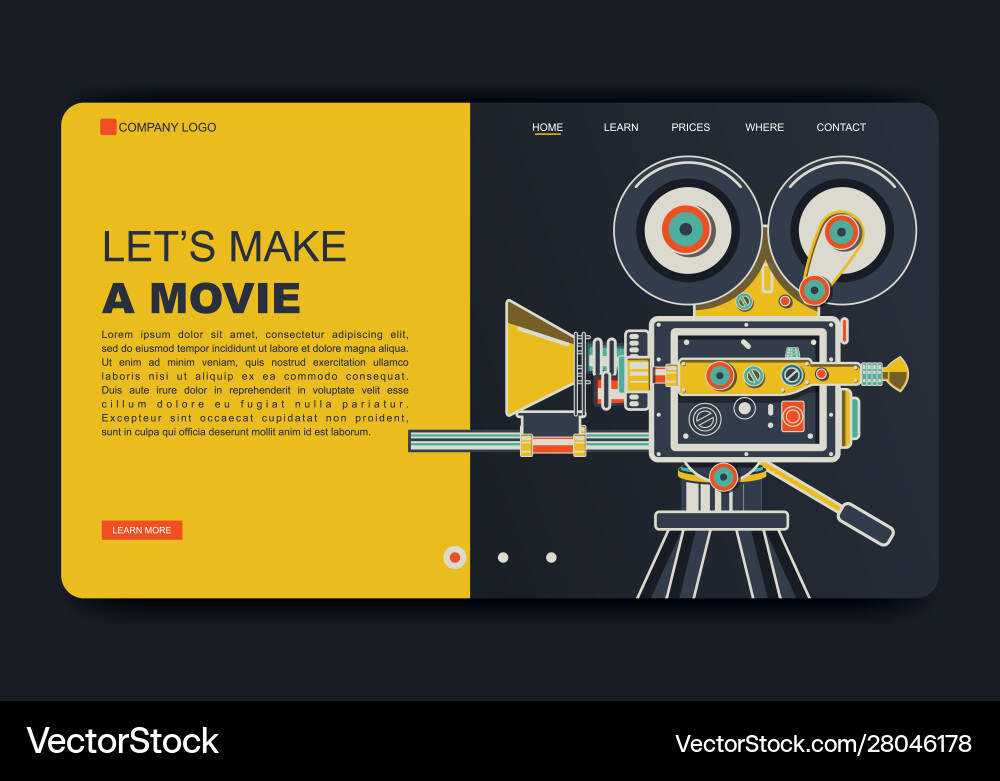 Movie Making Vector