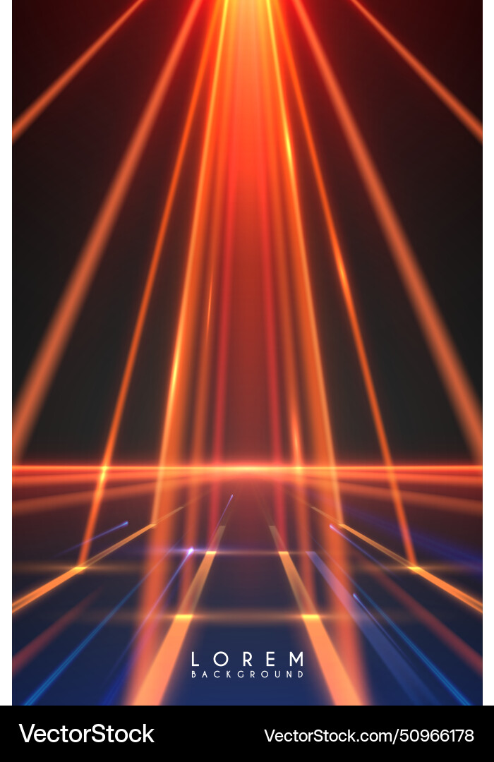 Red and blue light rays background Royalty Free Vector Image