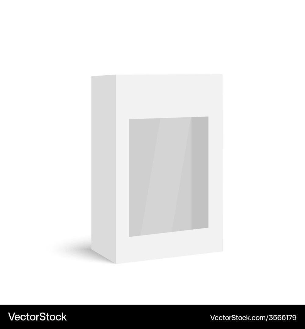 Package white box Royalty Free Vector Image - VectorStock