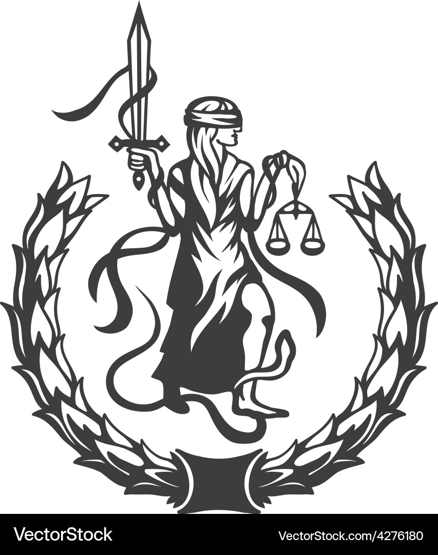 Femida Royalty Free Vector Image - VectorStock