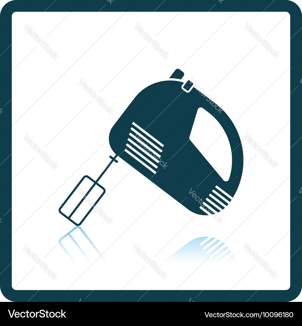 Küche Hand Mixer-Symbol Lizenzfreies Vektorbild