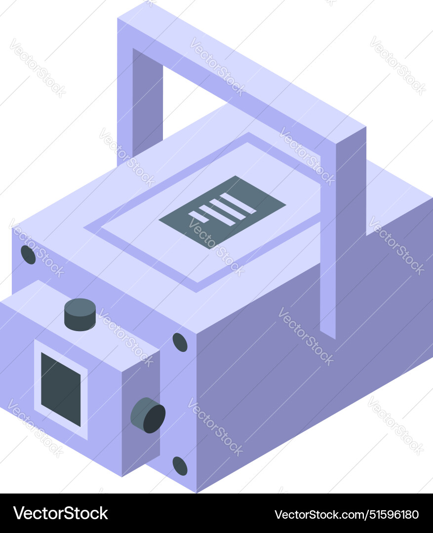 Modern electric meter measuring power consumption Vector Image