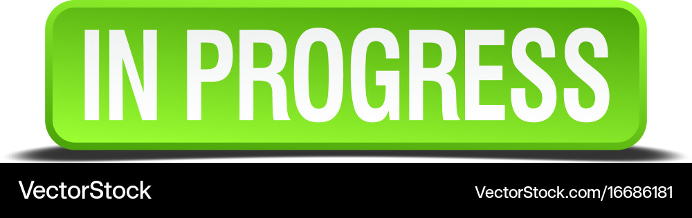 In progress Royalty Free Vector Image - VectorStock