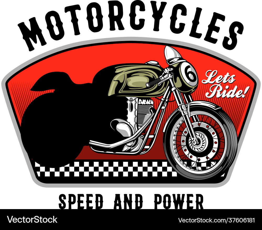 Lets ride Royalty Free Vector Image - VectorStock