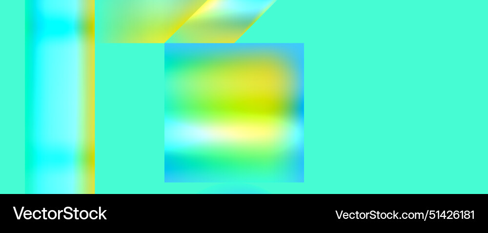 Neon color abstract geometric shapes background Vector Image