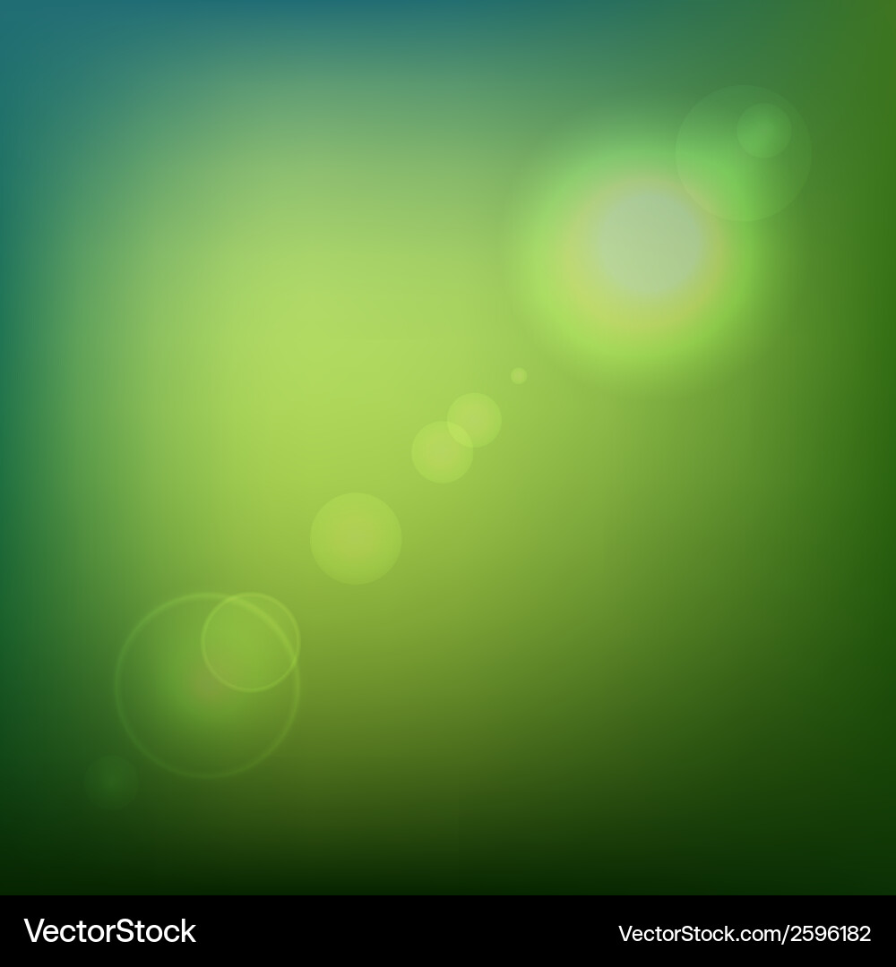 Abstract Green Lens Flare Background – Royalty-Free Vector | VectorStock